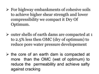 Field control of compaction and compaction Equipment | PPTX