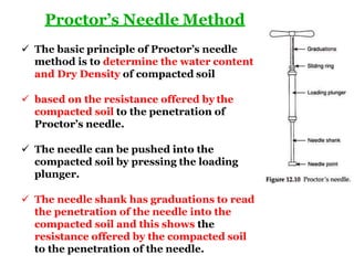 Field control of compaction and compaction Equipment | PPTX