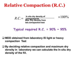 Field control of compaction and compaction Equipment | PPTX ...