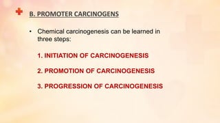 Carcinogens presentation ppt introduction of carcinogens and types of ...