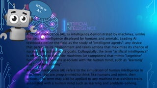 Artificial intelligence (AI) ,Present and future | PPTX
