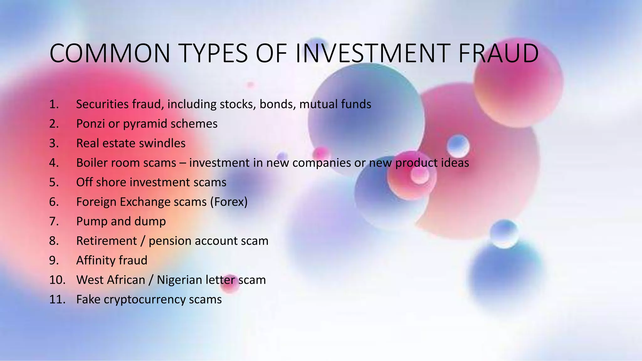 Ais Investment Fraud Pptx