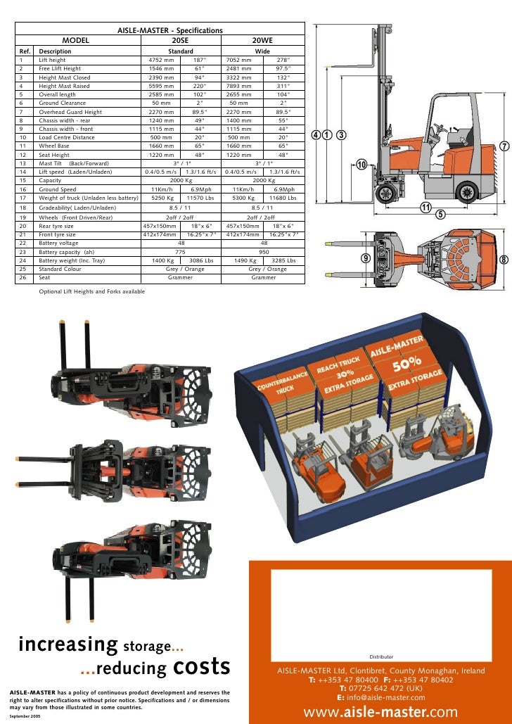 Aisle master electric-uk