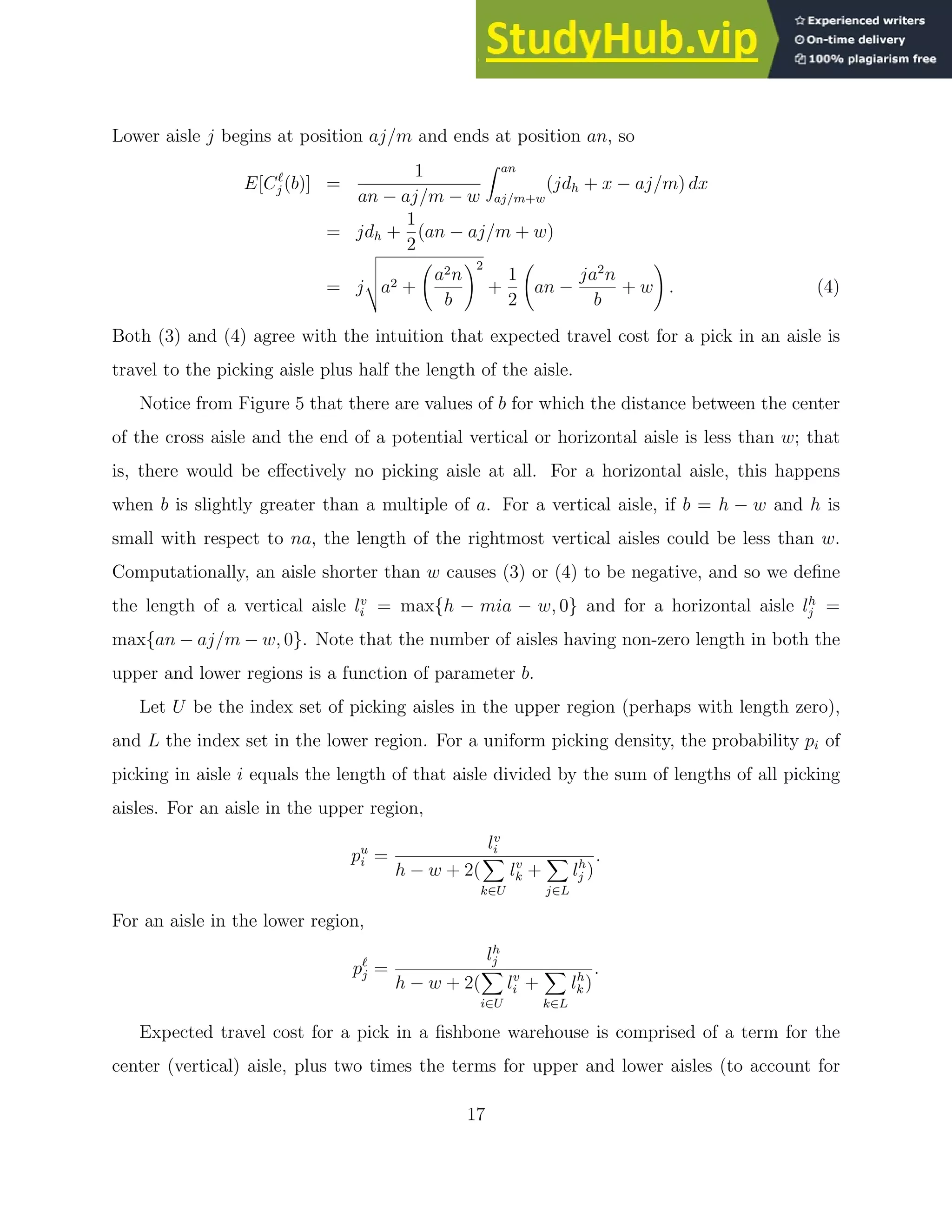 Aisle Configurations For Unit-Load Warehouses | PDF