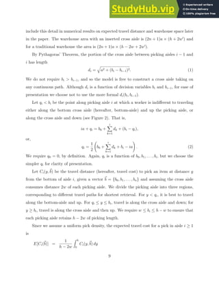 Aisle Configurations For Unit-Load Warehouses | PDF