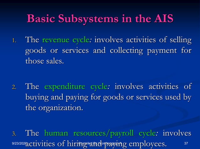 Accounting Information Systems(AIS) | PPT