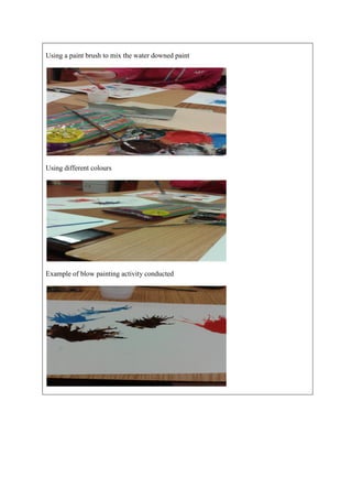 Blow painting activity | PDF