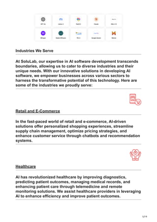 AI Software Development Company - SoluLab | PDF