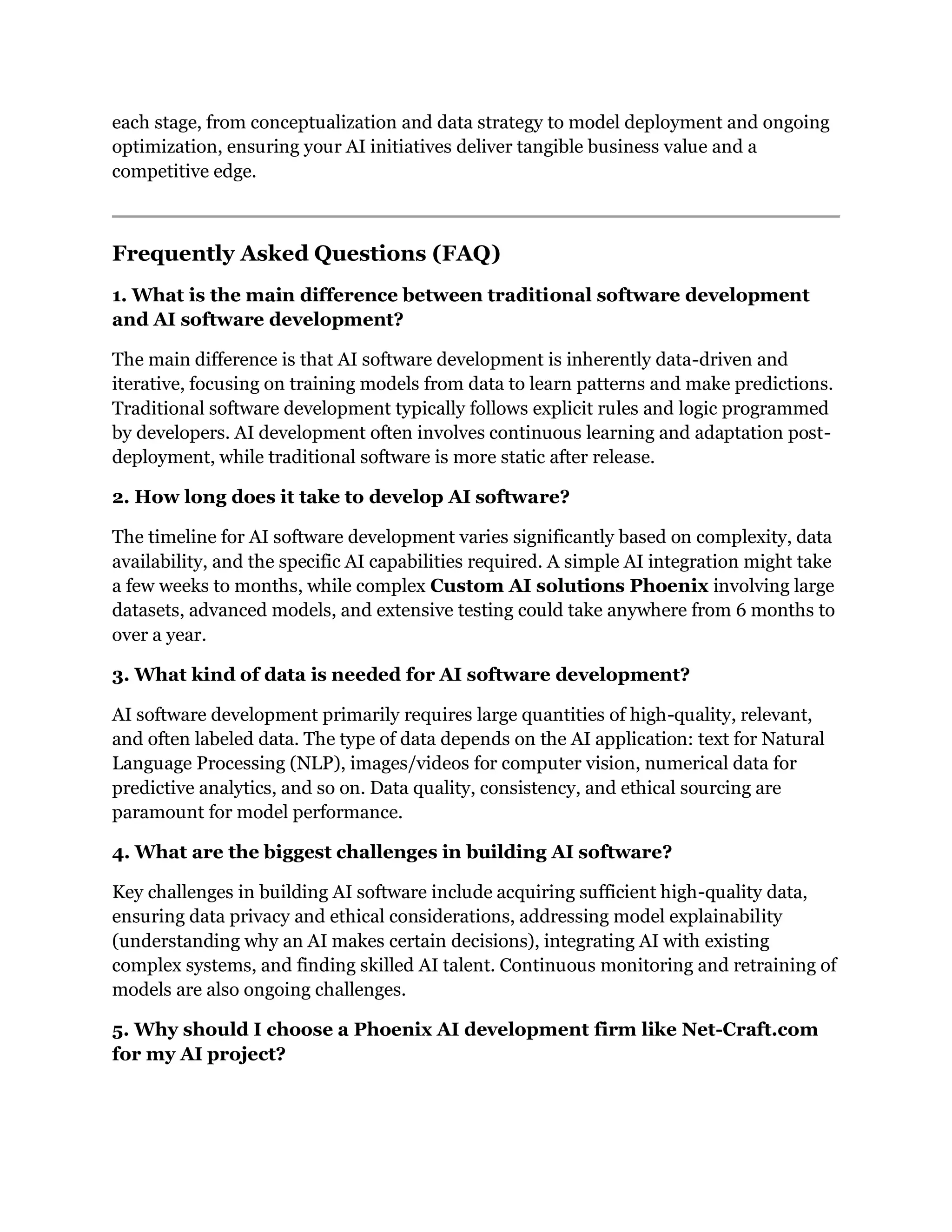 AI Software Development Process, Strategies and Challenges | PDF