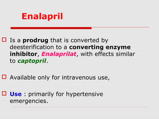 Anti-hypertensive drugs | PPT