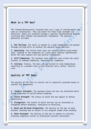 Quality defects in TMT Bars, Possible causes and Potential Solutions ...