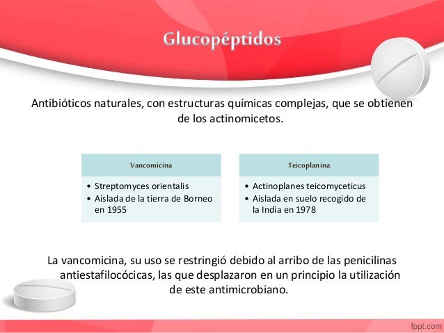 Antibióticos Glucopeptidos