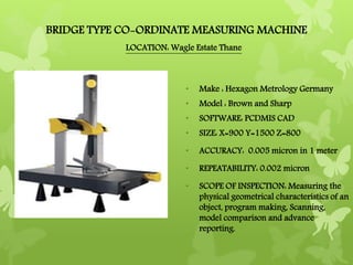CMM INSPECTION SERVICES | PDF | Physics | Science
