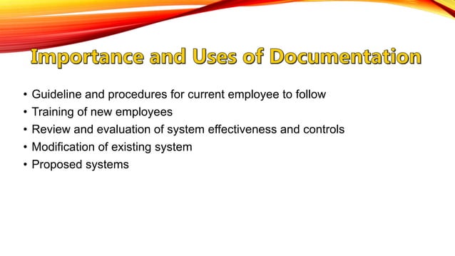 Systems Development and Documentation Techniques | PPTX