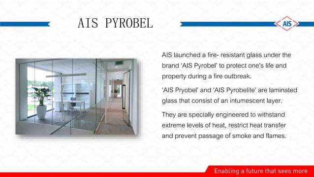 AIS Pyrobel – A Fire Resistant glass range | PPTX | Home Improvement ...