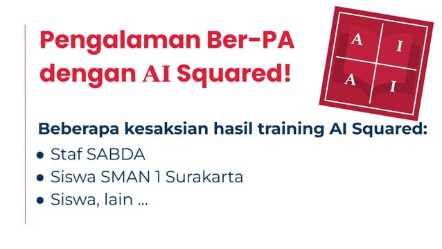 GoAI: PA dengan AI: Cara AI2 (AI Squared) | PPT