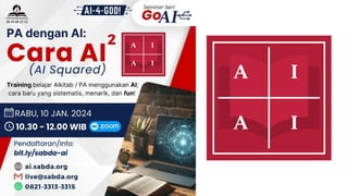 GoAI: PA dengan AI: Cara AI2 (AI Squared) | PPT