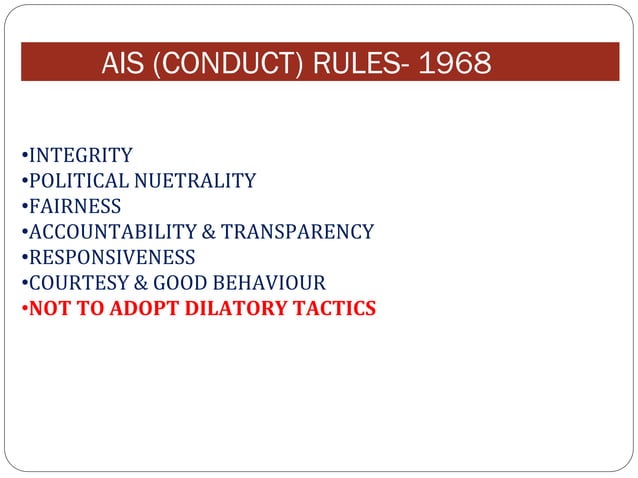 AIS Rules | PPT