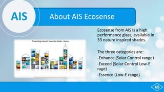 Energy Efficient Tech Park Using AIS Ecosense | PPTX