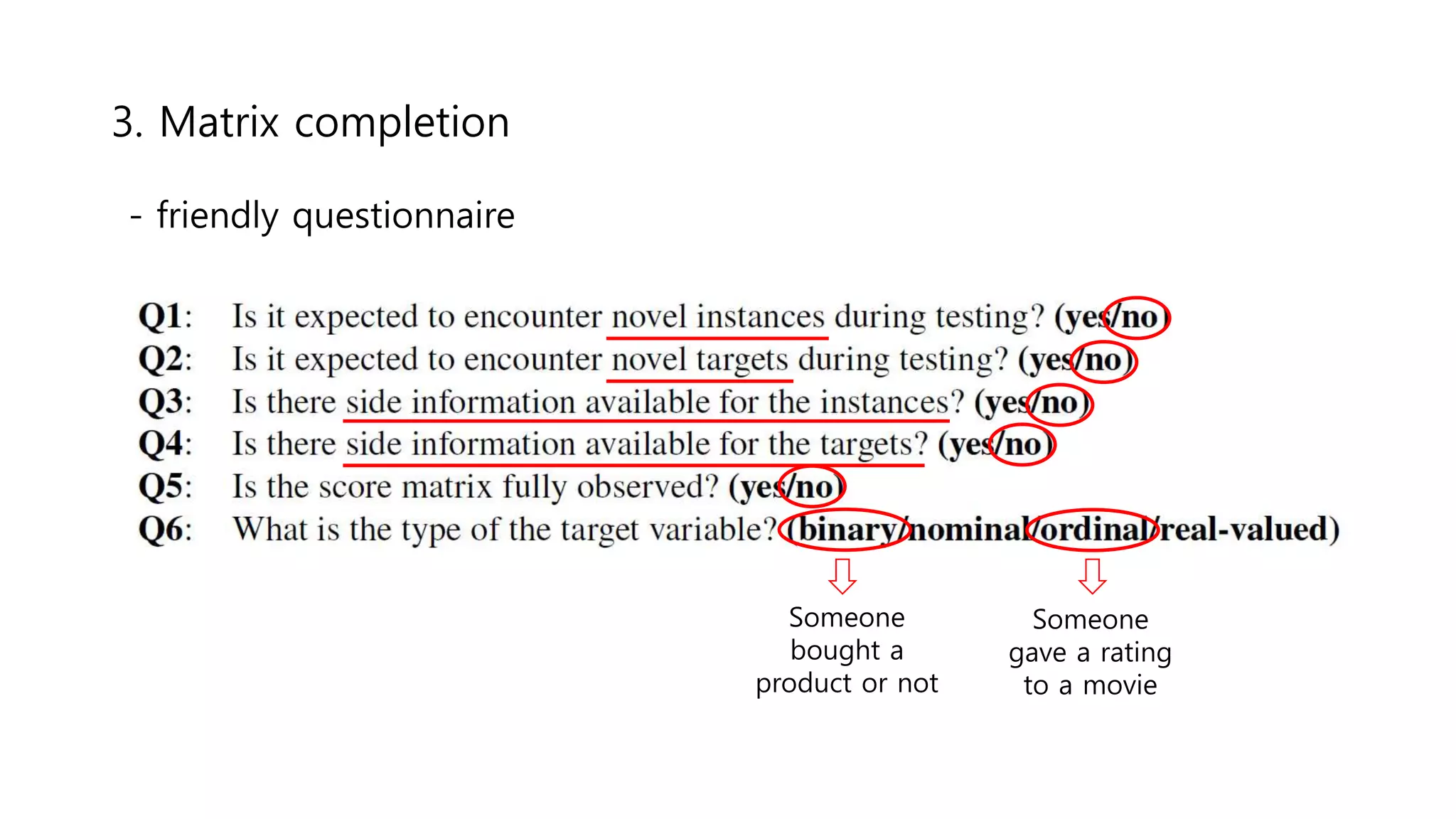 Multi-target prediction problem setting selection | PPT