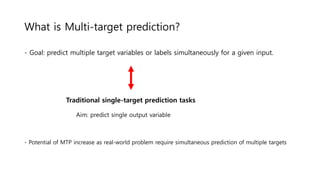 Multi-target prediction problem setting selection | PPTX