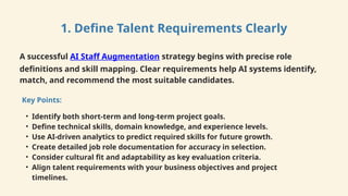 How AI Staff Augmentation Scales Enterprise Talent Acquisition | PPTX