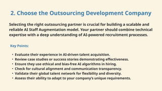 How AI Staff Augmentation Scales Enterprise Talent Acquisition | PPTX