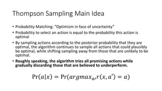 AI Data Summit 2019 Thompson Sampling - Thompson Sampling Tutorial “The ...