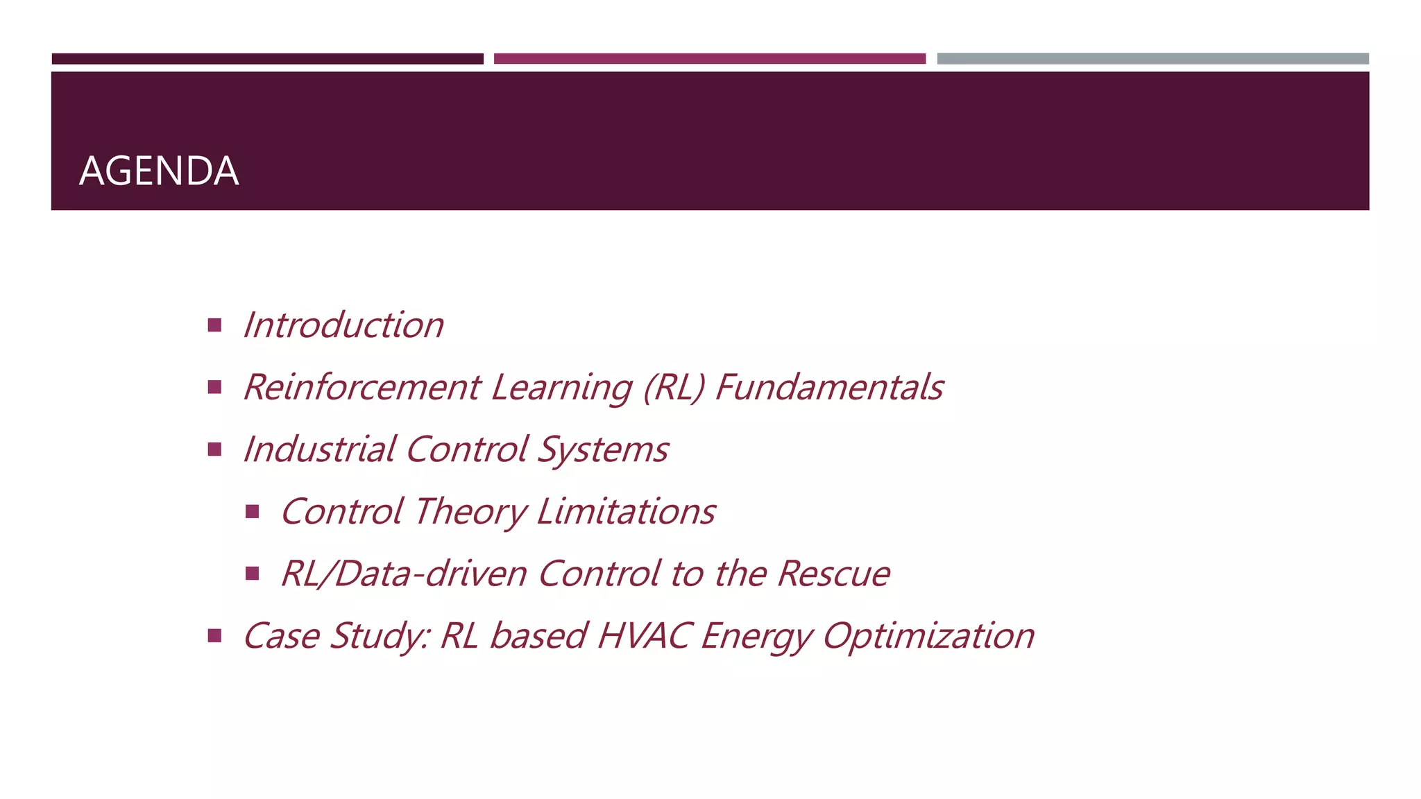 Data-Driven (Reinforcement Learning-Based) Control | PPTX | Artificial Intelligence | Technology ...