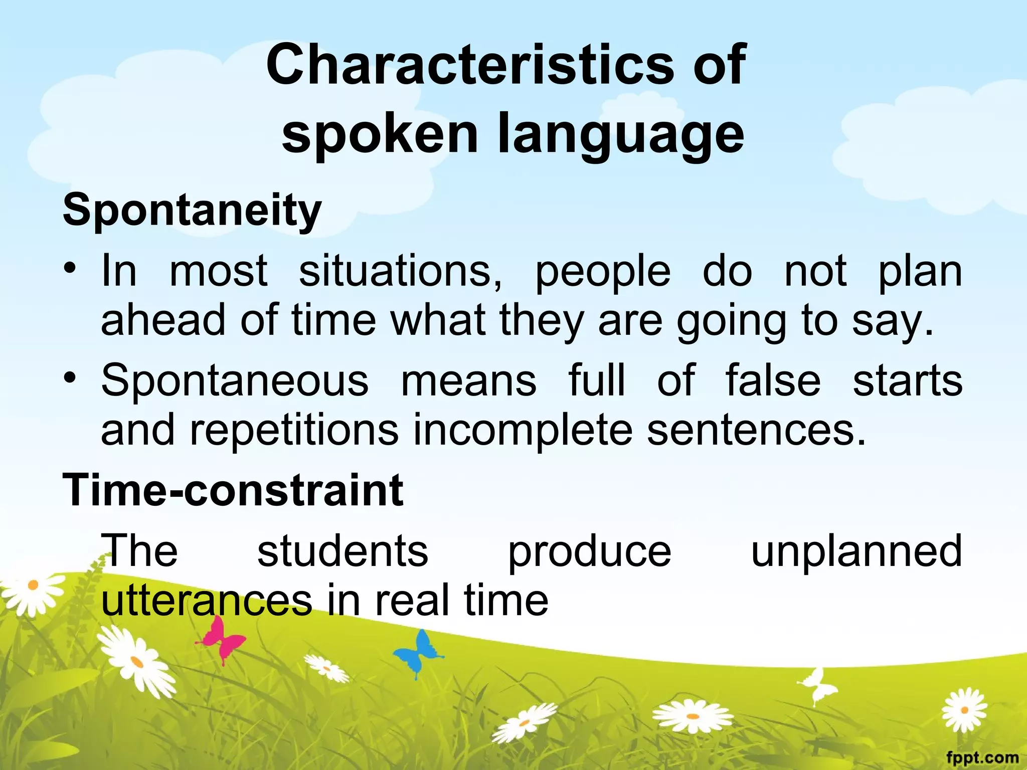 how to teach speaking | PPT