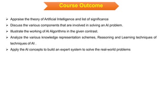 AI Syllabus.pptx | Artificial Intelligence | Technology & Computing