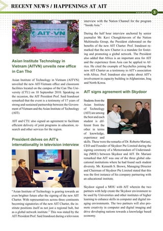 AIT Newsletter October 2010 | PDF