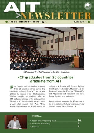 AIT Newsletter June 2011 | PDF