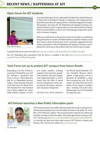 AIT Newsletter April 2012 | PDF