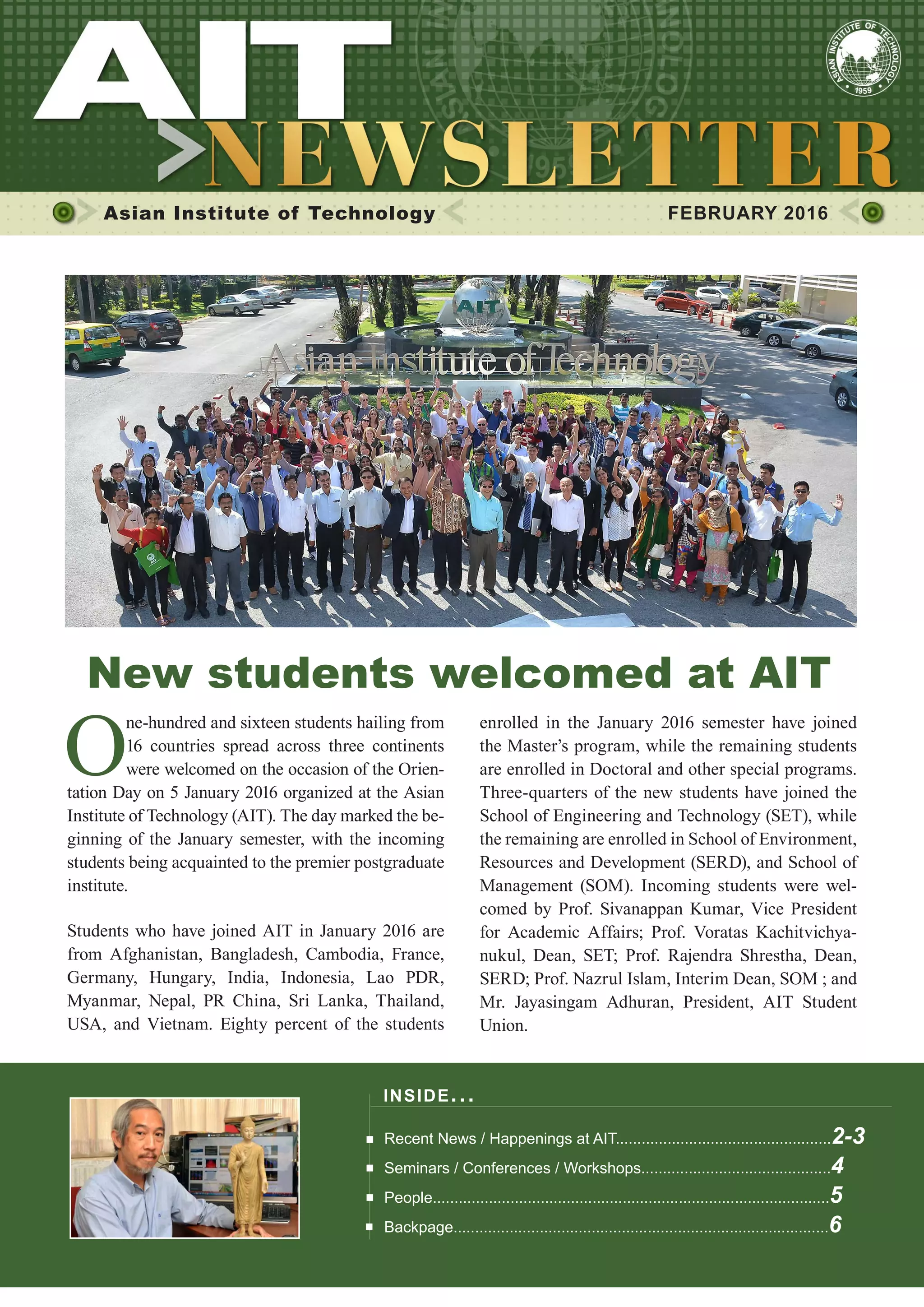 AIT Newsletter February 2016 | PDF