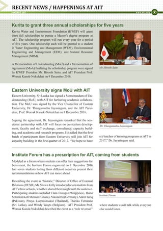 AIT Newsletter January 2017 | PDF
