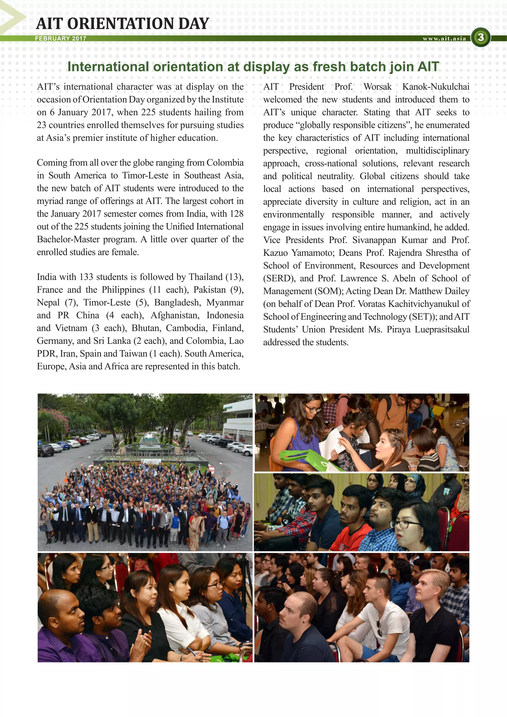 AIT Newsletter February 2017 | PDF