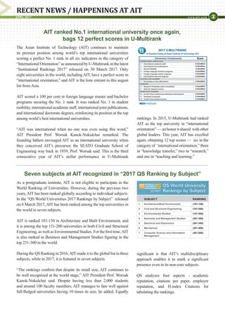 AIT Newsletter April 2017 | PDF