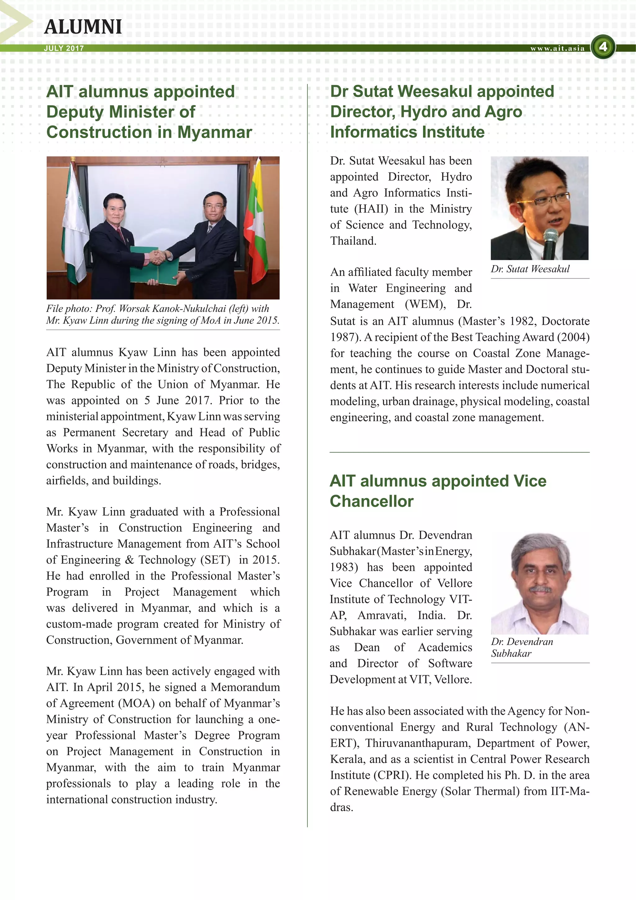 AIT Newsletter July 2017 | PDF