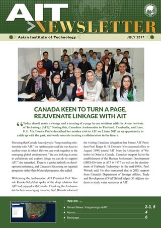 AIT Newsletter July 2017 | PDF