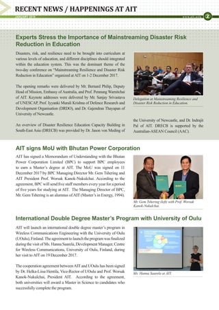 AIT Newsletter January 2018 | PDF