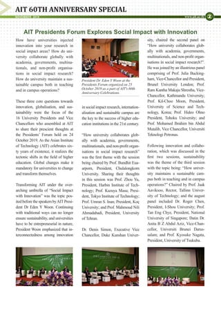 AIT Newsletter in November.2019