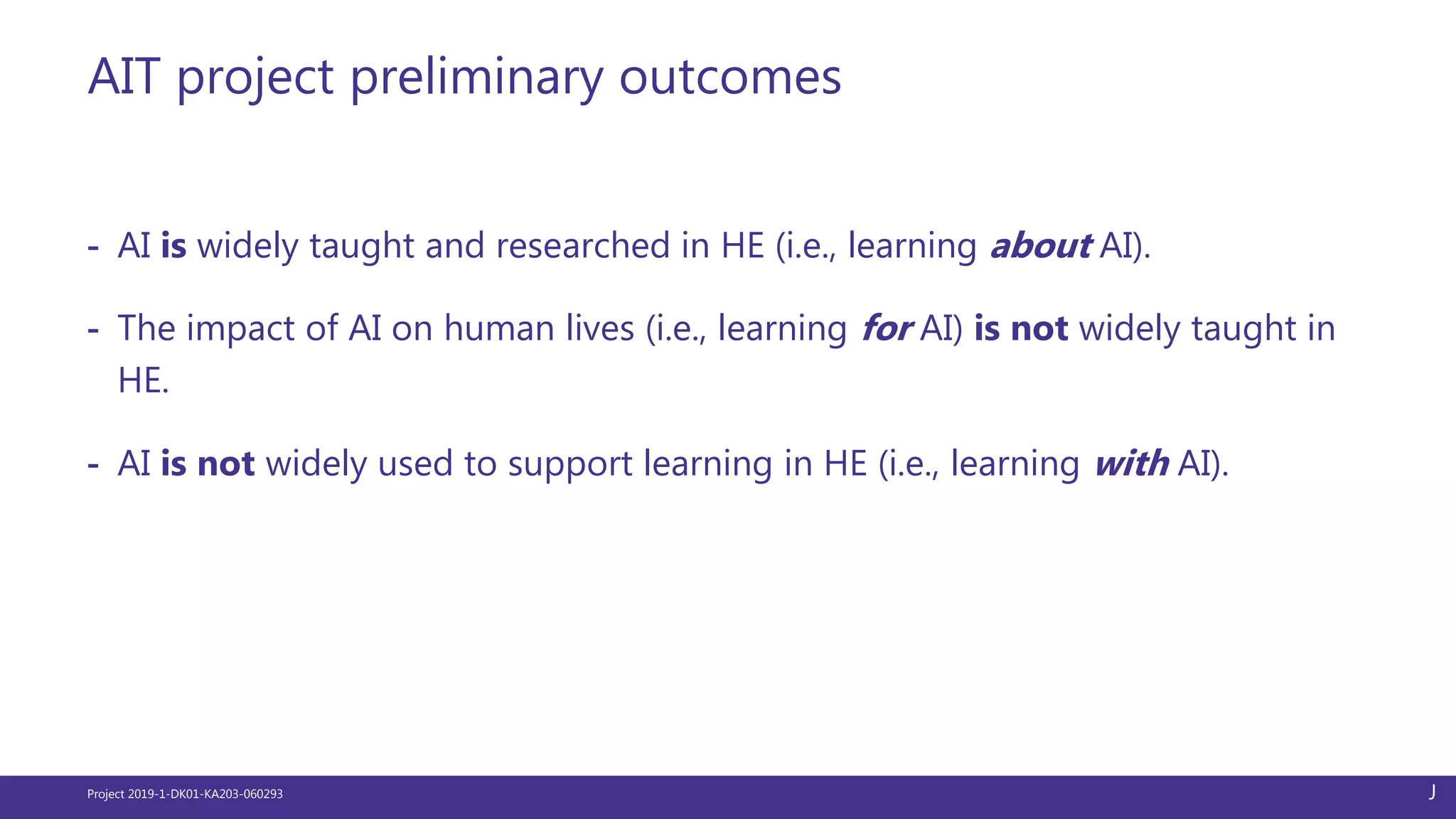 Artificial Intelligence in Teaching (AIT): A road map for future developments | PPT