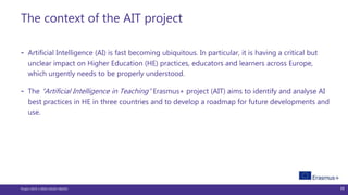Artificial Intelligence in Teaching (AIT): A road map for future ...
