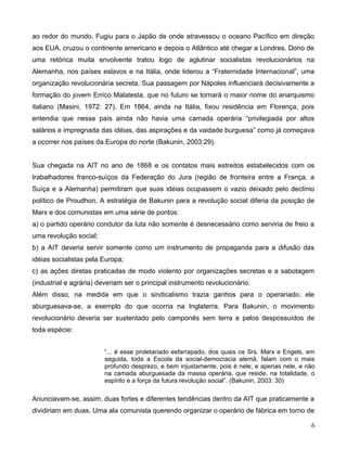 Uma breve historia da AIT ou apenas Internacional | DOC