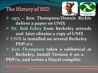 Ait 1 1 group 3 berkeley unix | PPT