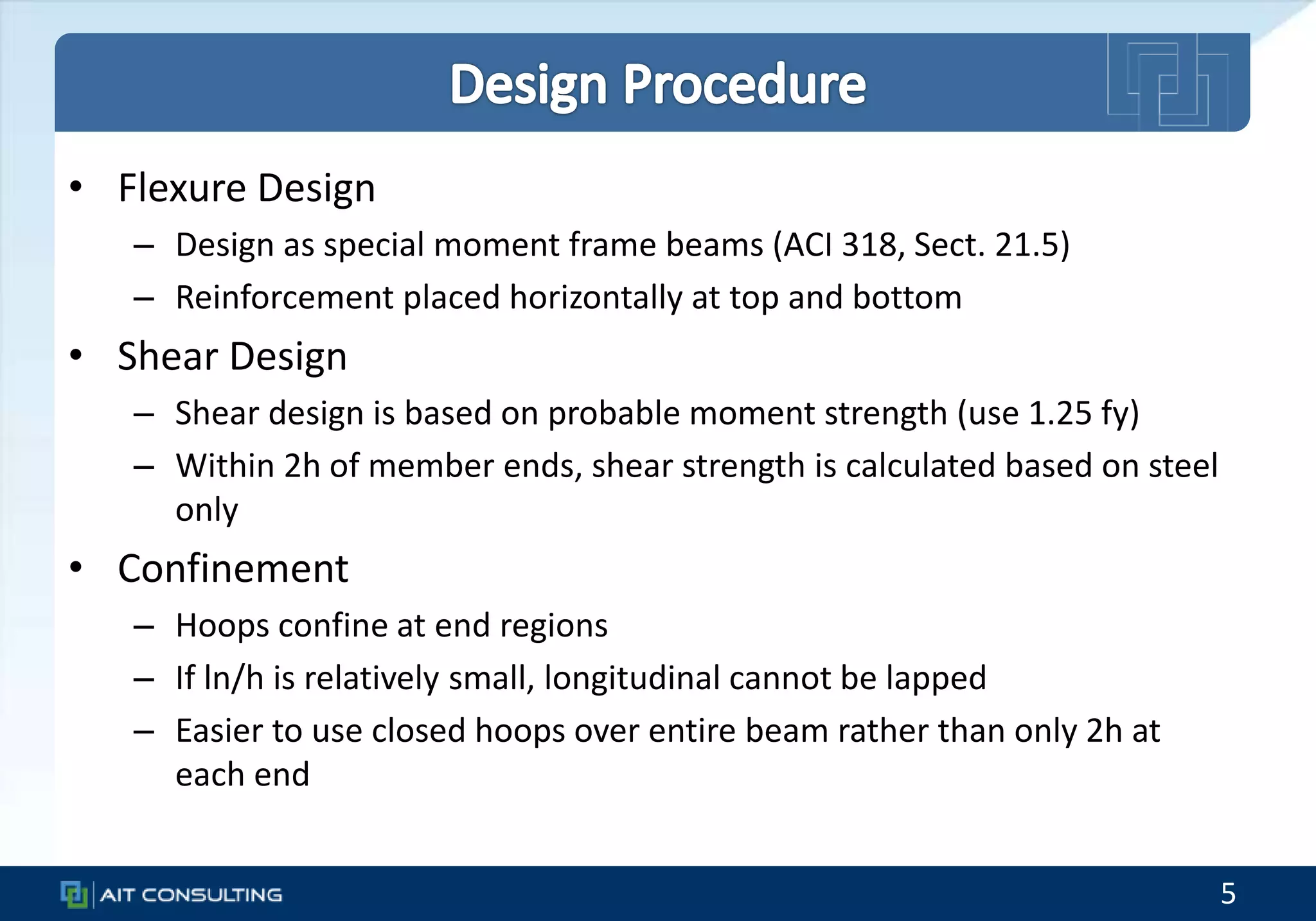 AITC Coupling Beam Design Procedure (20151106) | PPTX