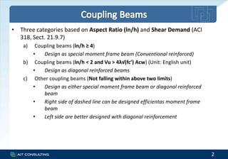 AITC Coupling Beam Design Procedure (20151106) | PPTX | Civil ...