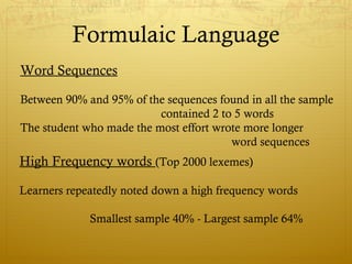 Lexical Notebooks and Collocations | PPT