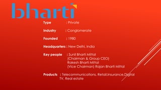 BHARTI GROUP | PPT